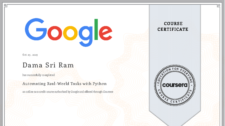 Automating Real-World Tasks with Python - Python Programming - O c t 2 ...