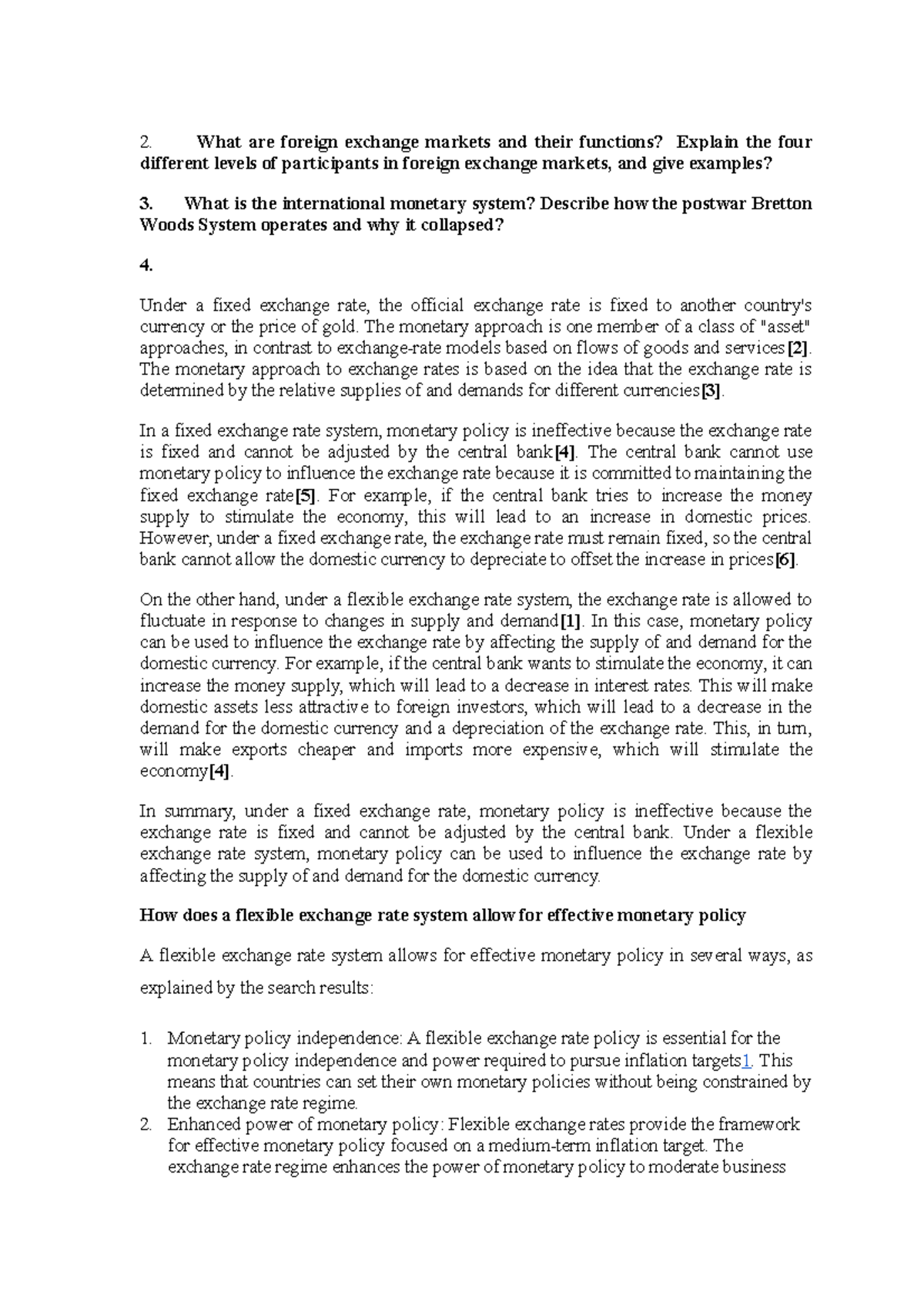 KTQT - International Economics Review: Exchange Rate Systems Analysis ...