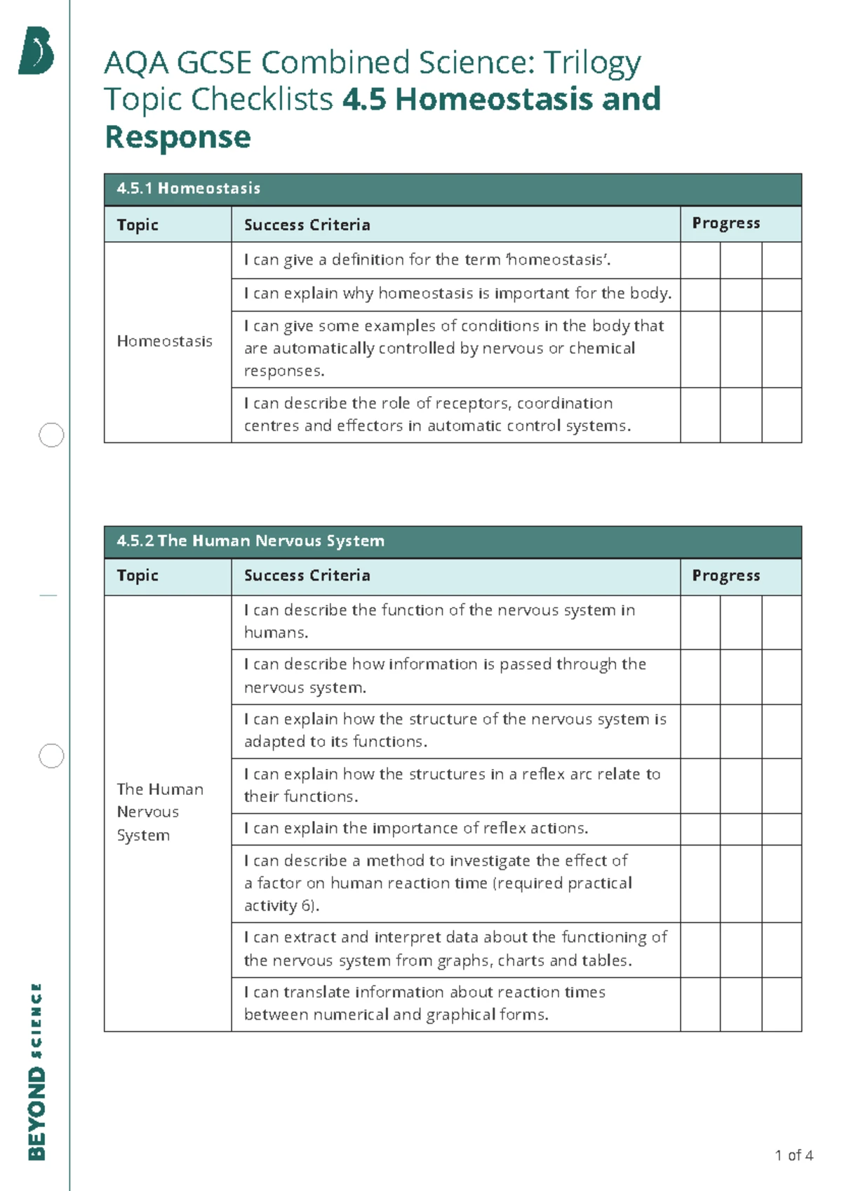 AQA Combined Science 1.A Cells & Microscopy Study Notes - Studocu
