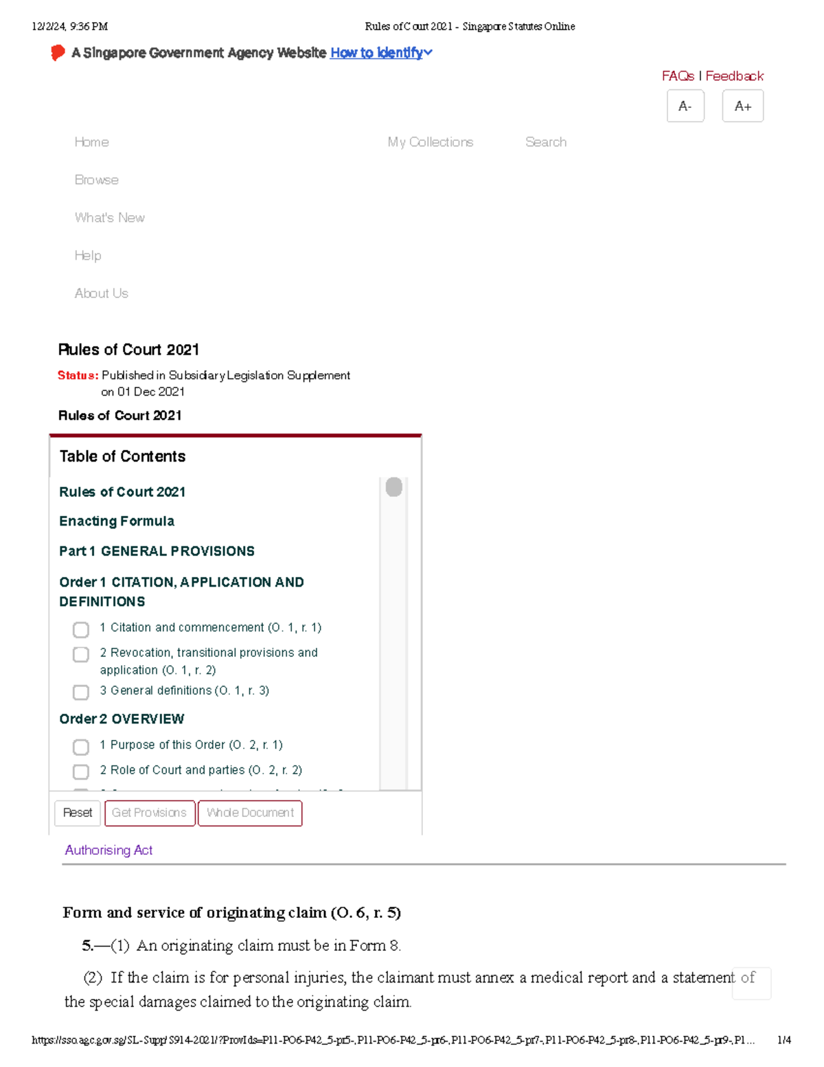 Rules of Court 2021 - Overview and Key Provisions Explained - Studocu