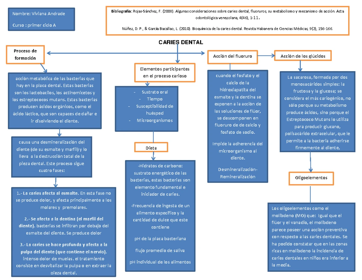 Caries Dental - Formación, elementos participantes en el proceso ...