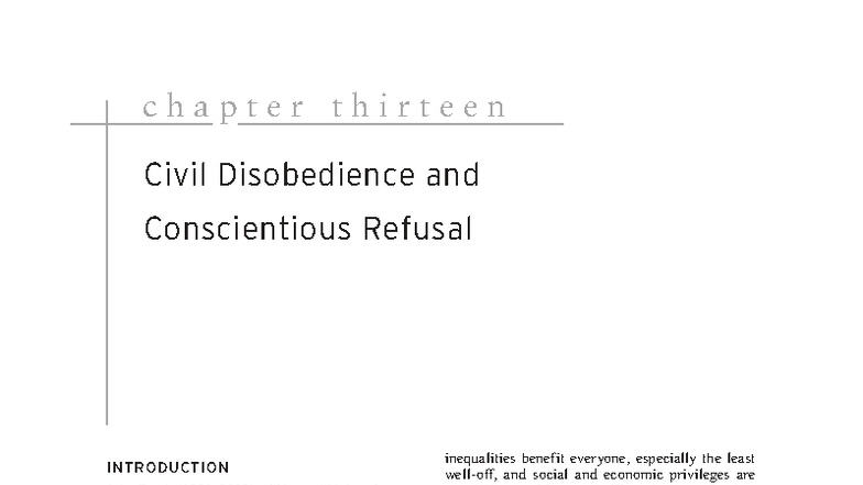 Chapter 13: Civil Disobedience and Conscientious Refusal - Rawls 1971 ...