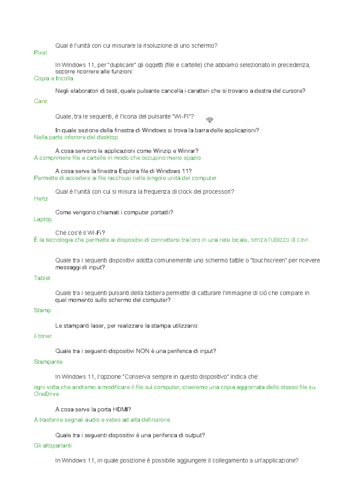 DOC-20231102-WA0060 - Domande e risposte modulo 1 eipass Didasko - Qual è l’unità con cui ...