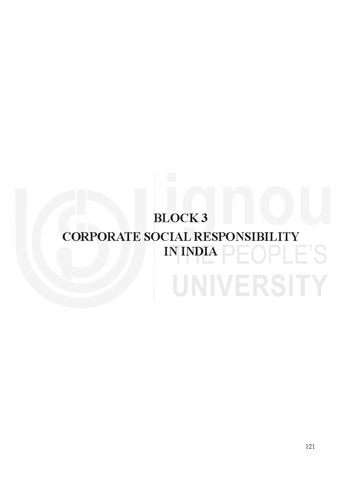 Block 3: Corporate Social Responsibility in India (MCO24) - Studocu
