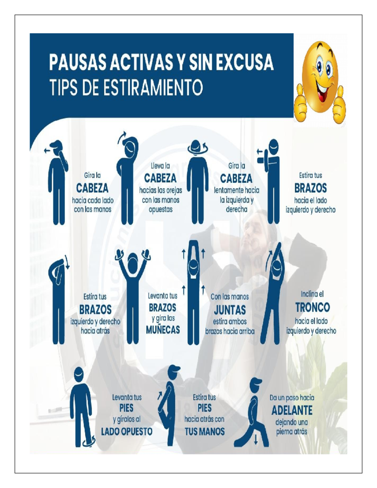 Pausas Activas - PAUSA ACTIVA - PAUSAS ACTIVAS Y SIN EXCUSA TIPS DE ...