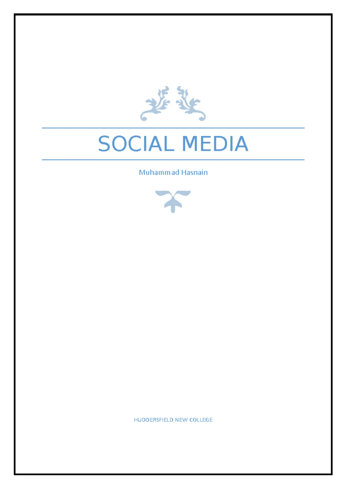 Social Media Policy Assignment H006596: Strategies and Planning - Studocu