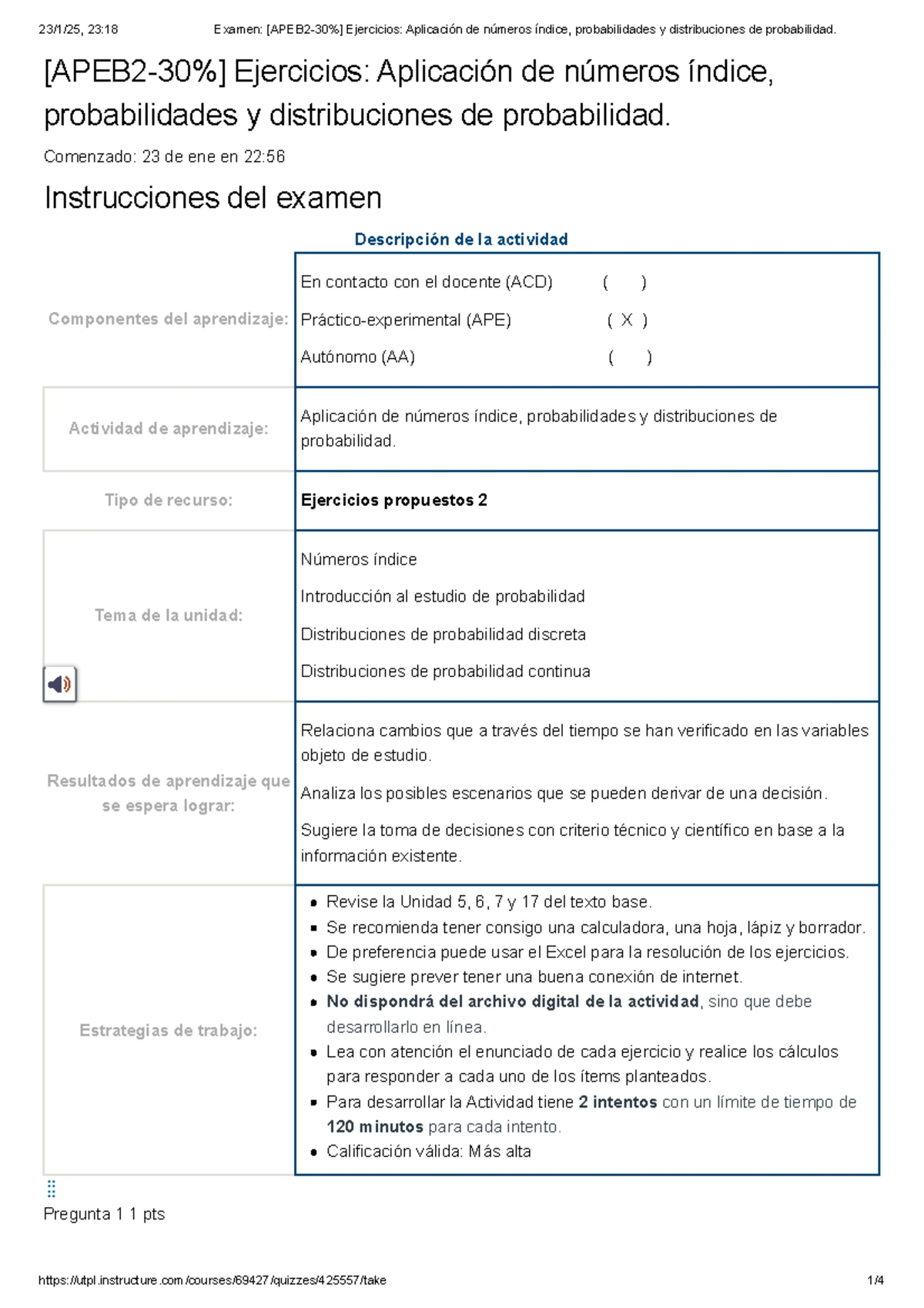Examen [APEB 2-30%] Caso práctico Desarrolle los cálculos propuestos en el Caso Práctico y ...
