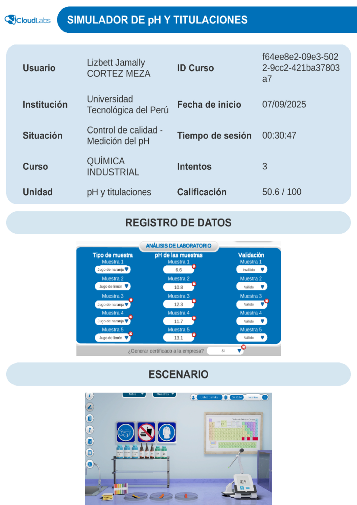 Control de Calidad: Medición del pH en Química Industrial - CORTEZ MEZA ...
