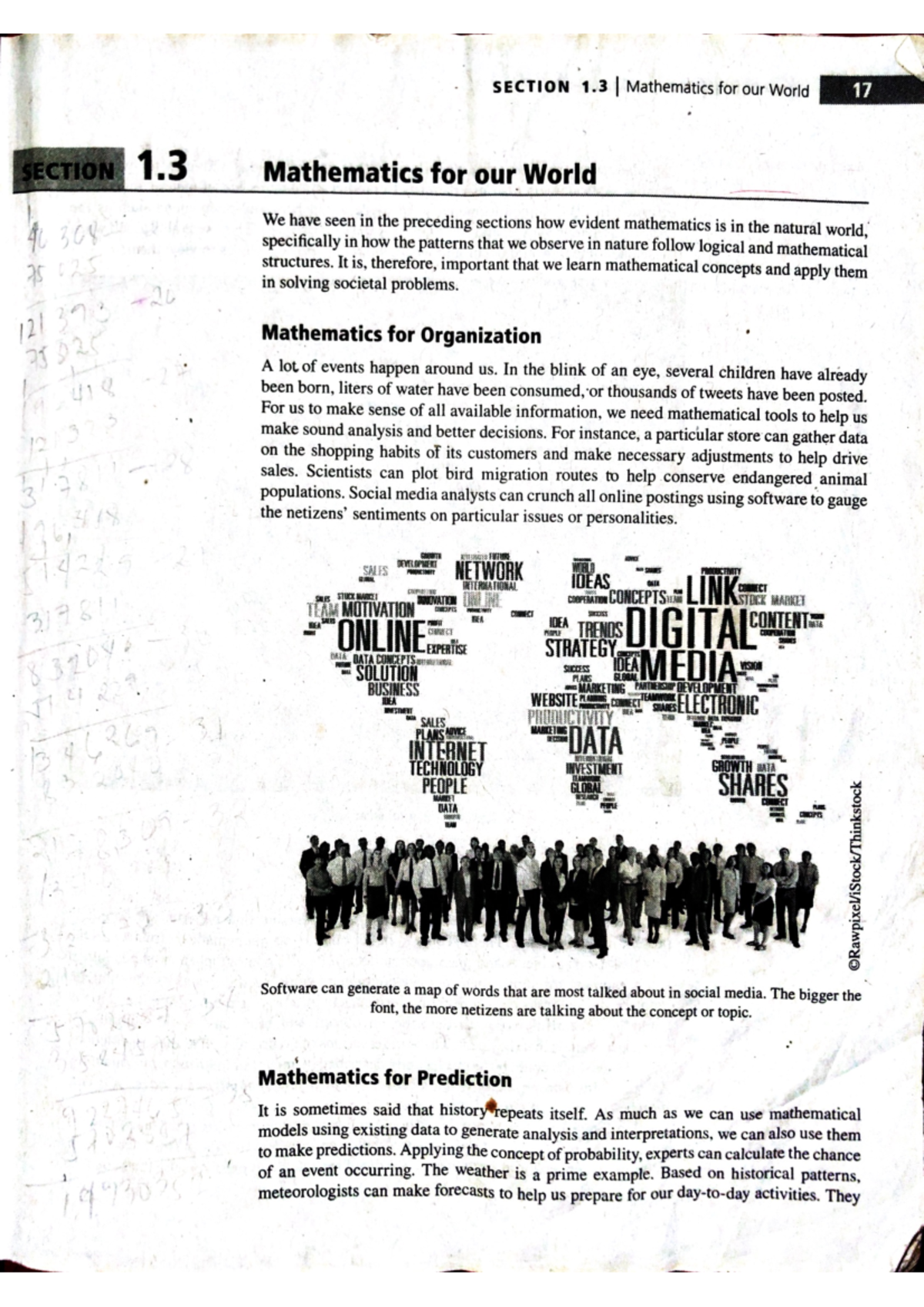 Mathematics for Our World: Chapter 1 Lessons 2 & 3 Summary - Studocu