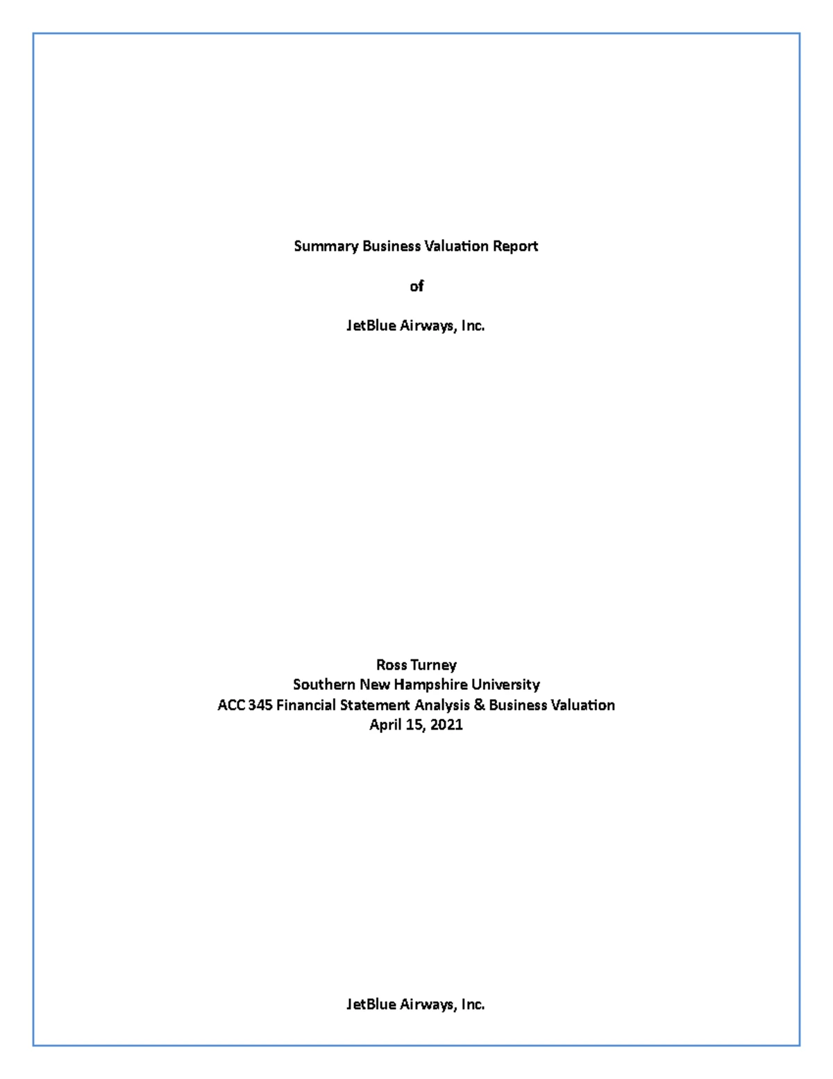 ACC 345 Module Two Summary Template - ACC 345 Module Two Summary ...