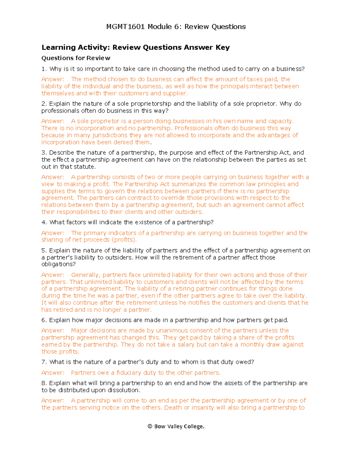 MGMT1601 Module 6 Review Questions & Answers: Key Insights and ...