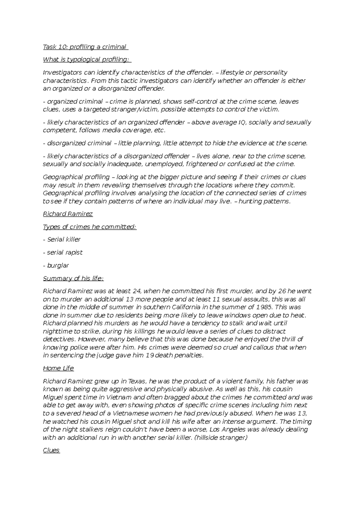 Criminal Profiling Case Study: Richard Ramirez (Criminal Justice 101 ...