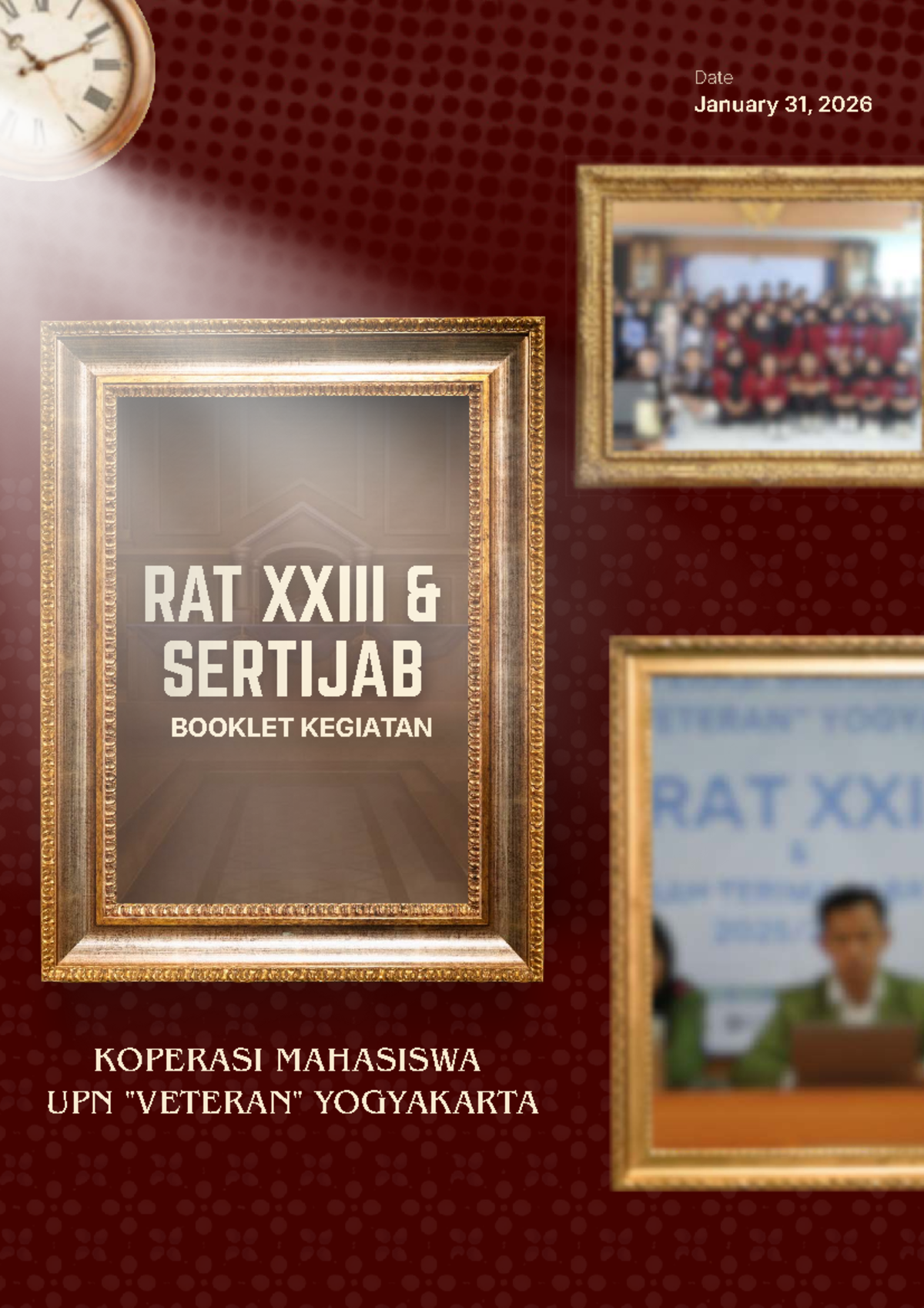 Booklet RAT XXII & Sertijab KOPMA UPN Yogyakarta 2026 - Studocu