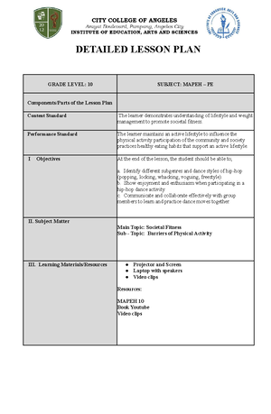 CFLM-1 Module-1 - Character Formation - PASSI CITY COLLEGE City of ...