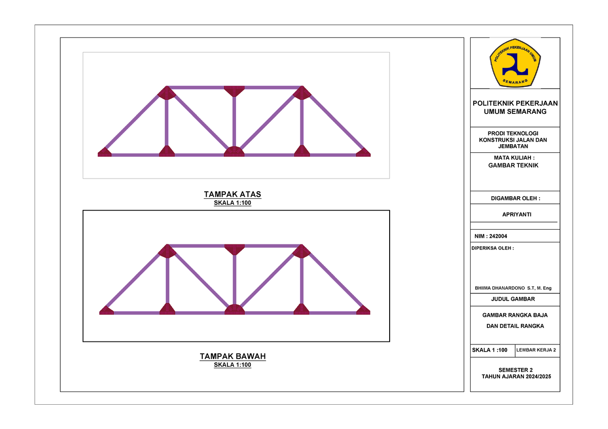 242004 Modul 2 - gambar teknik - autocad. gambar teknik - POLITEKNIK ...