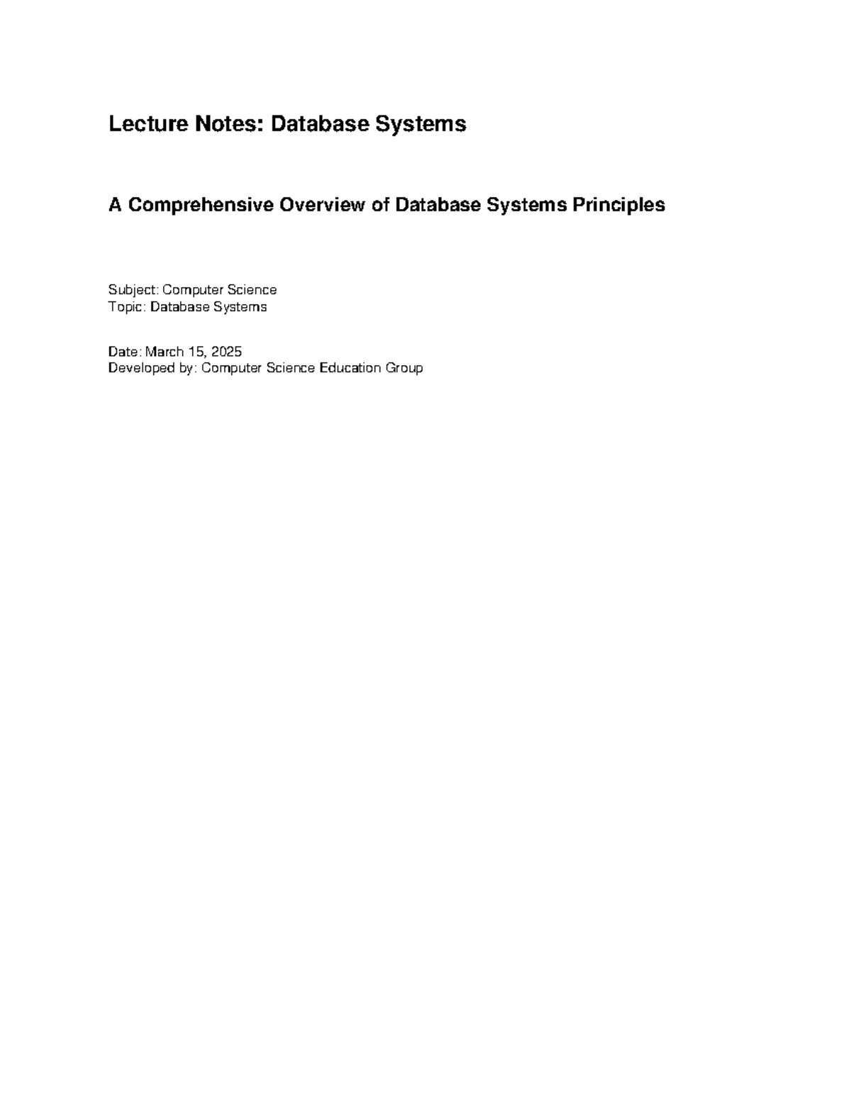 95248306685-481902.pdf - Lecture Notes: Database Systems A ...