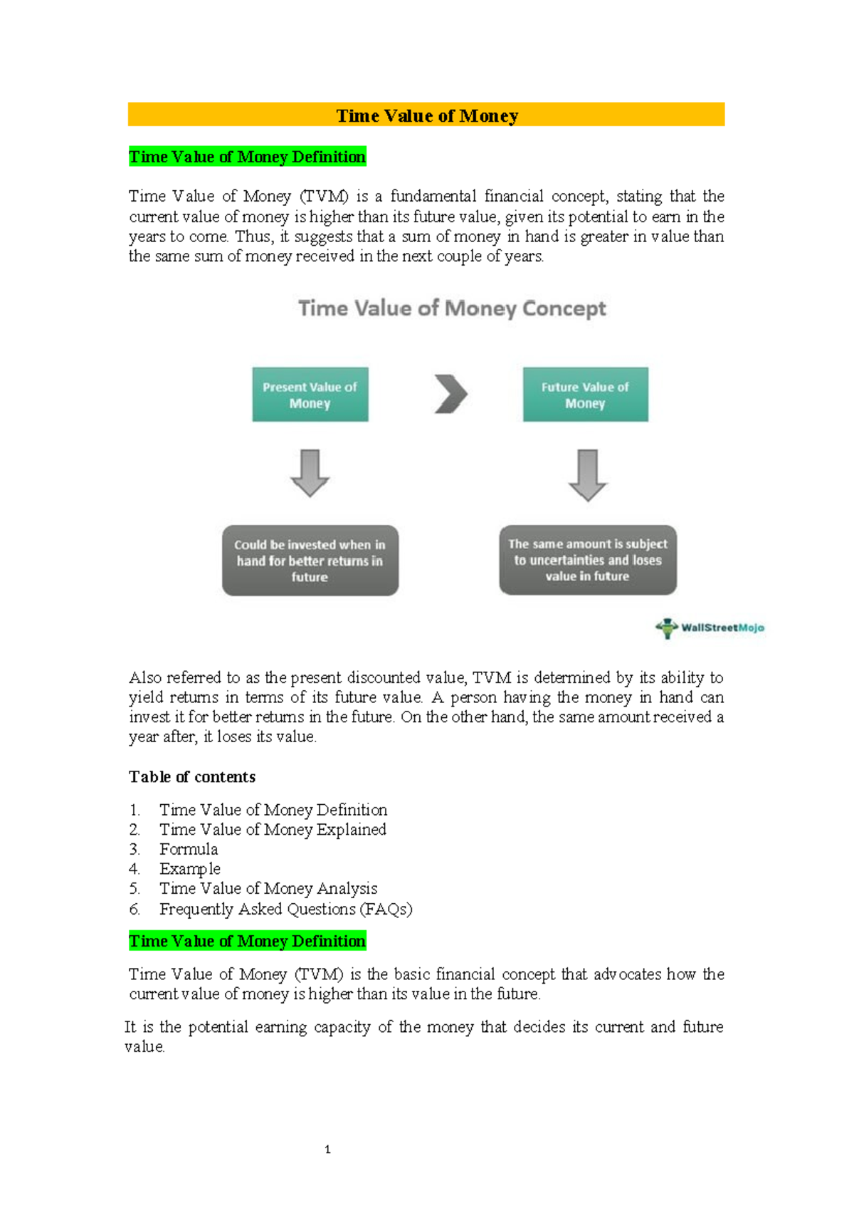 Time Value of Money (TVM) Explained: Key Concepts and Applications ...