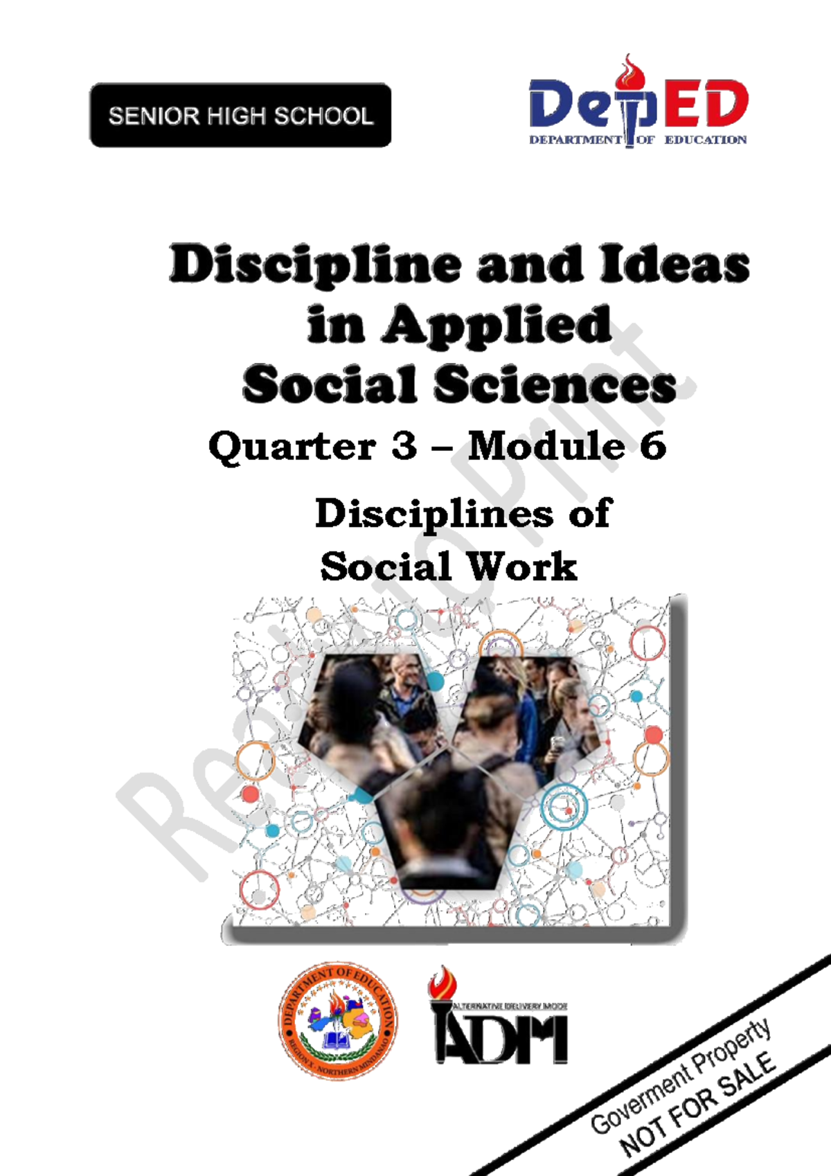 Diass Q3 Mod6 Disciplines Of Social Work v5 - Quarter 3 – Module 6 ...