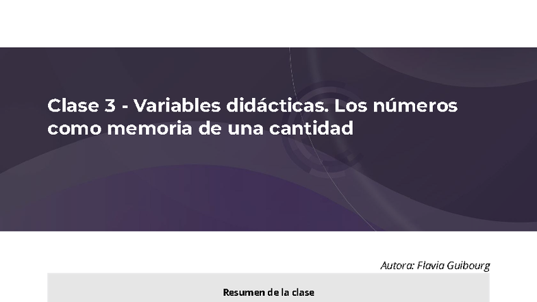 Clase 3: Variables Didácticas y Juego de Dados en Matemáticas - Studocu