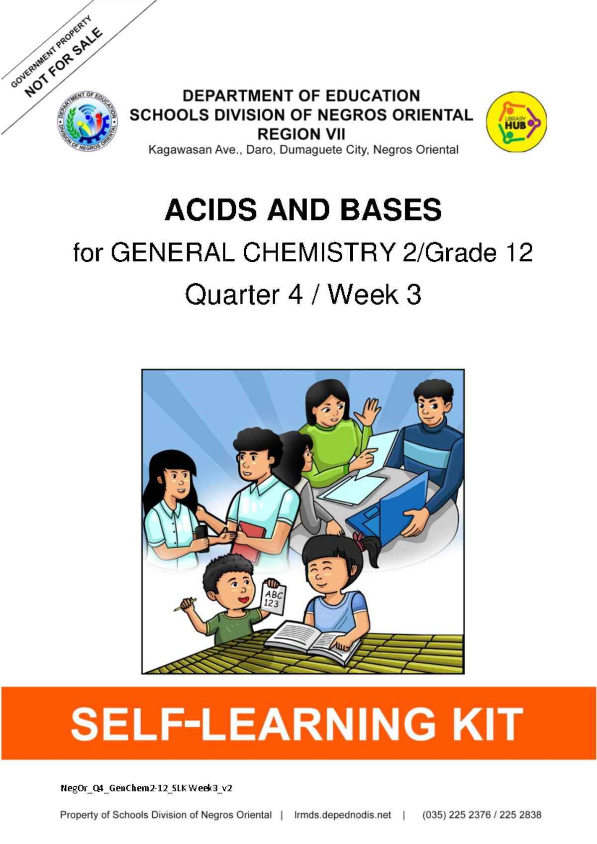 Gen Chem 12 - Acids and Bases Overview for Q4 Week 3 - Studocu