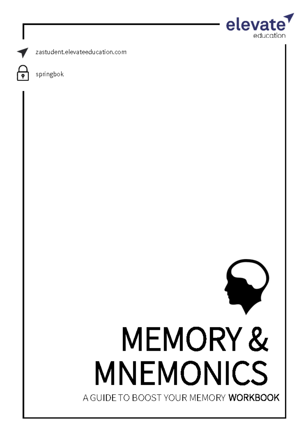 Memory Mnemonics Workbook (SA) - Strategies for Effective Recall - Studocu