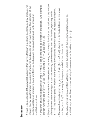 1 - PHYS 117 Cheatsheet - Final Cheat sheet - Kinematic Equations 9 4X ov At st a specific ...