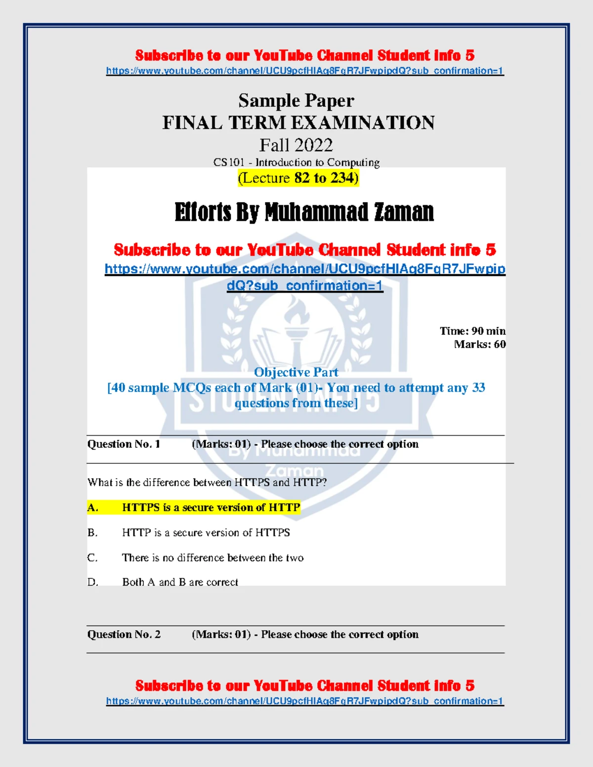 Cisco Module 2 MCQS BY Sfand YARR - CPA – Programming Essentials in C++ Module 2 Exam Answers ...