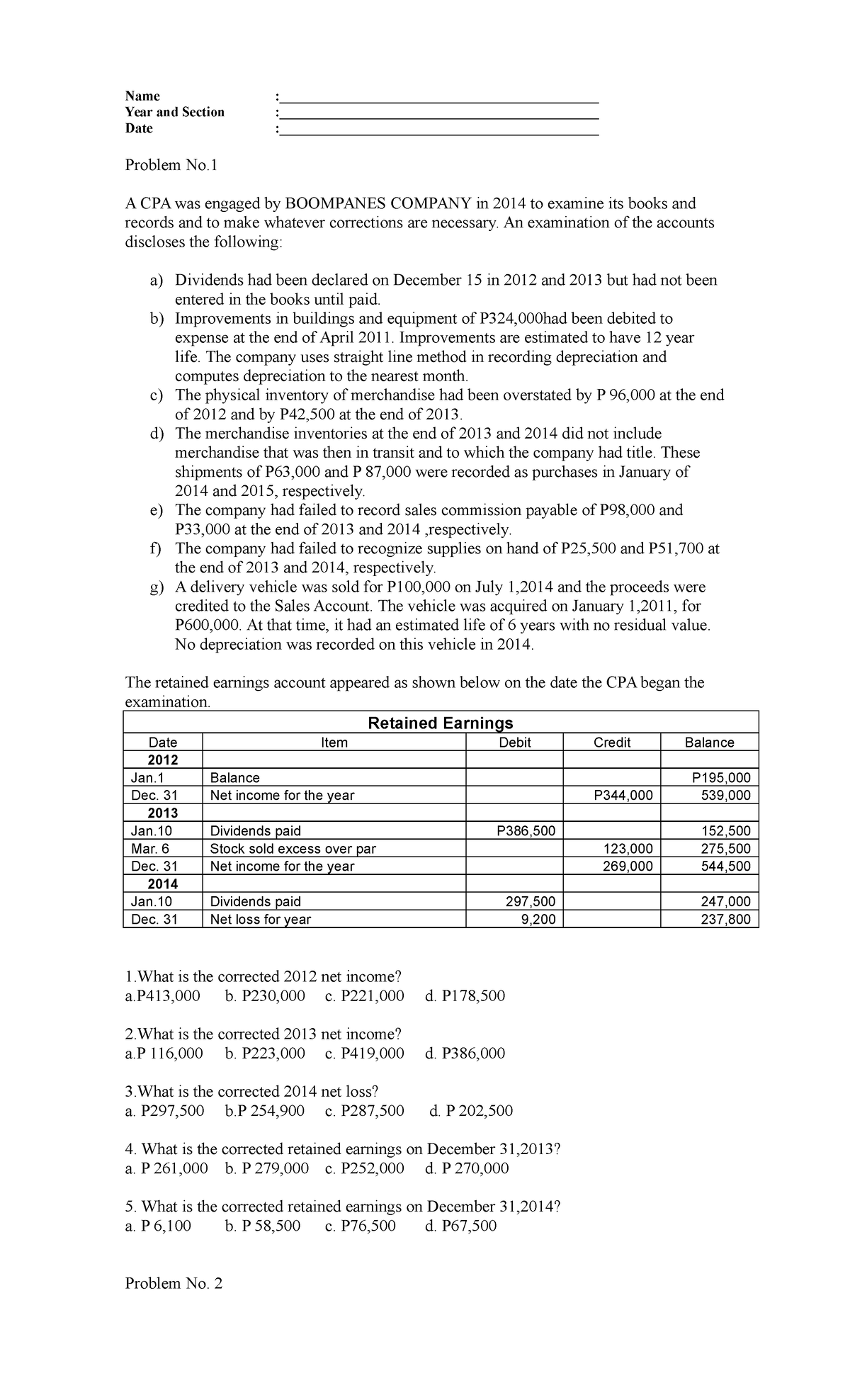 Auditing & Principles 2 Major Exam Review Notes - Studocu