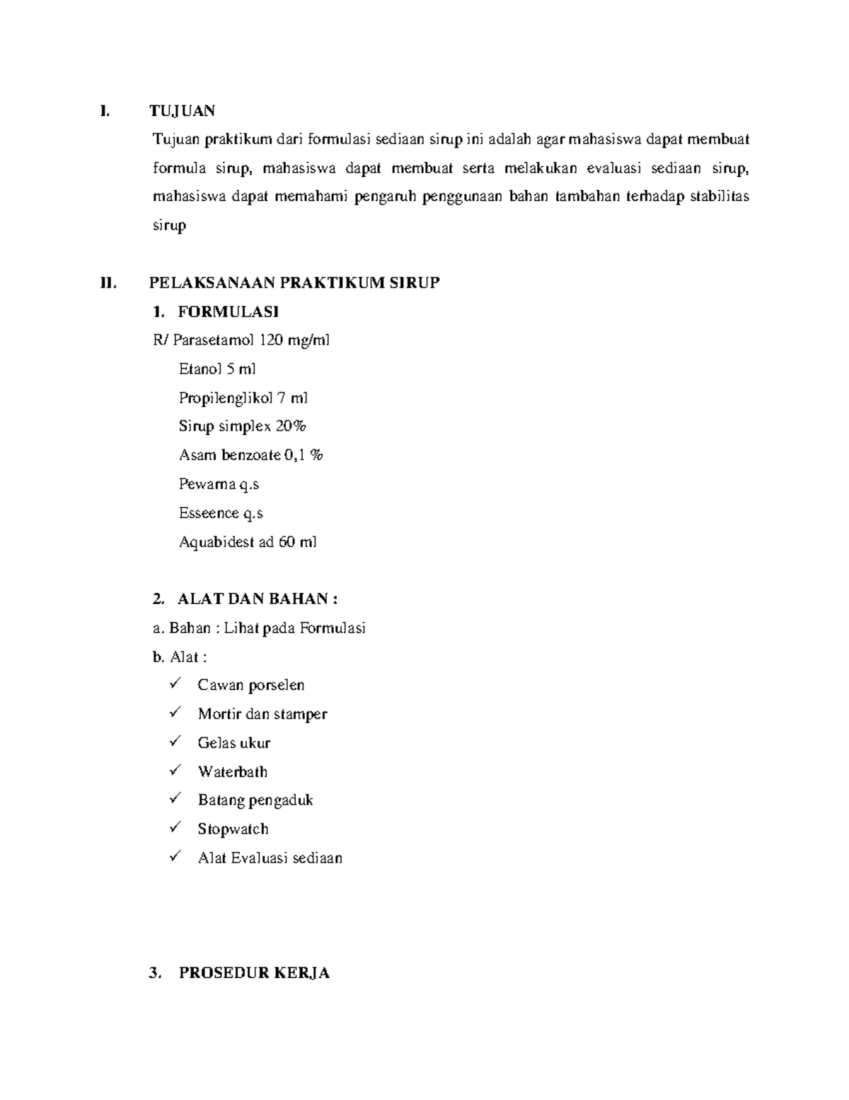 Praktikum Formula dan Evaluasi Sediaan Semisolid (KUL101) - Studocu