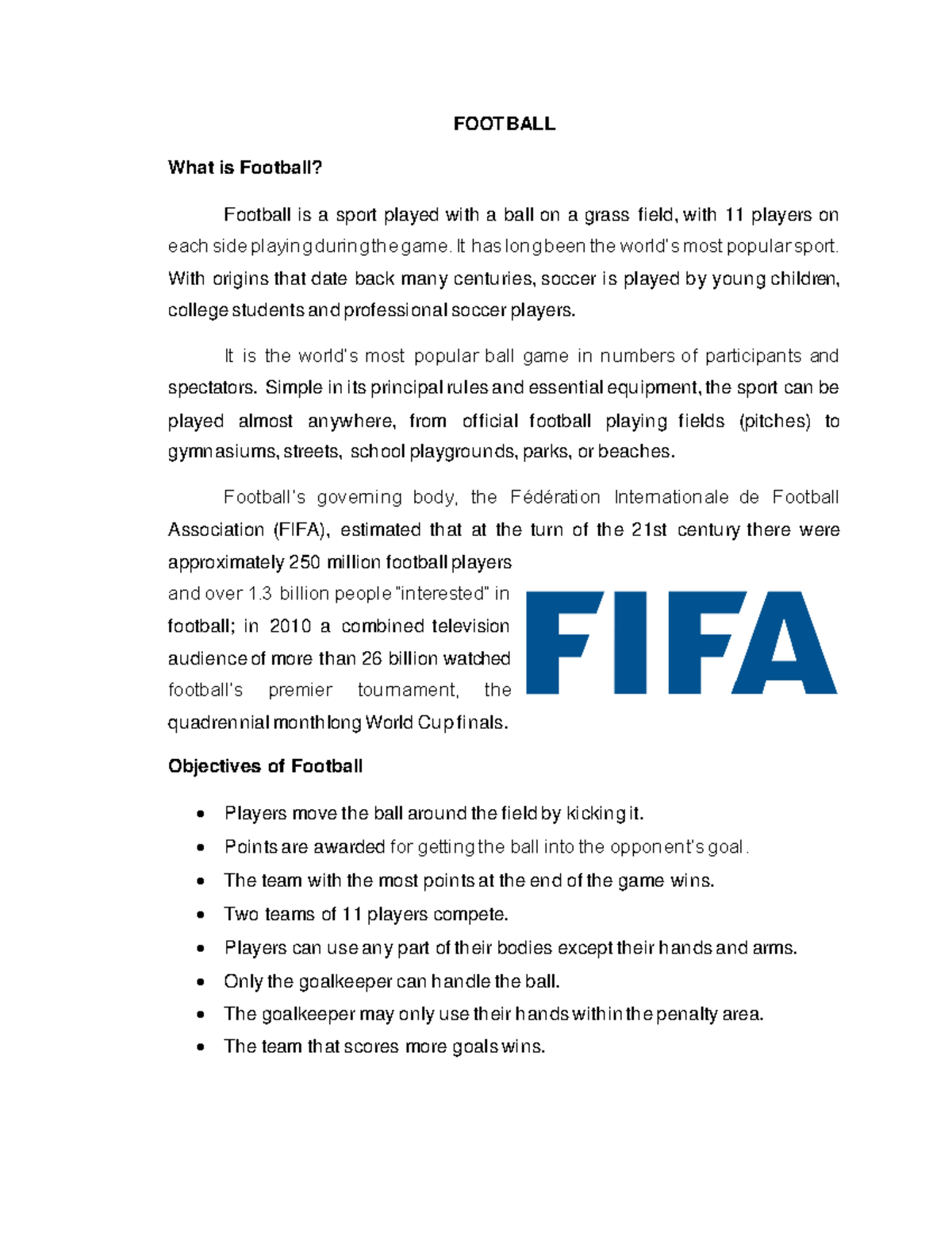 Team sports - Football: An overview of rules, history, and strategies ...