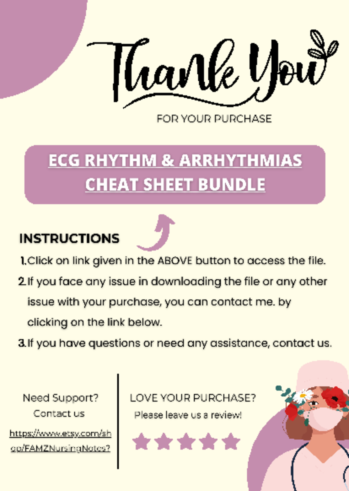 ECGRhythm Arrhythmias File - NUR 245 - Thank You FOR YOUR PURCHASE ECG ...