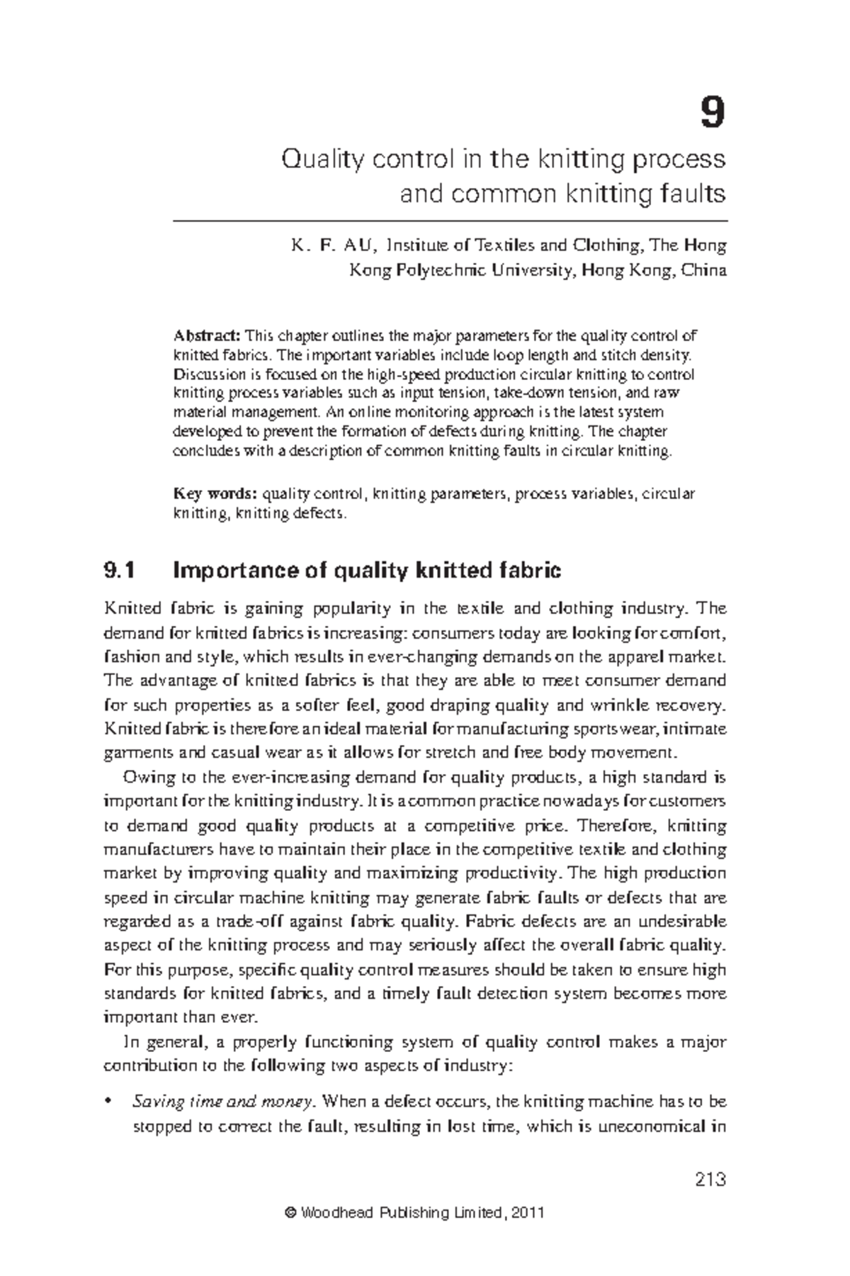 Quality Control in Knitting Technology: Ensuring Fabric Excellence ...
