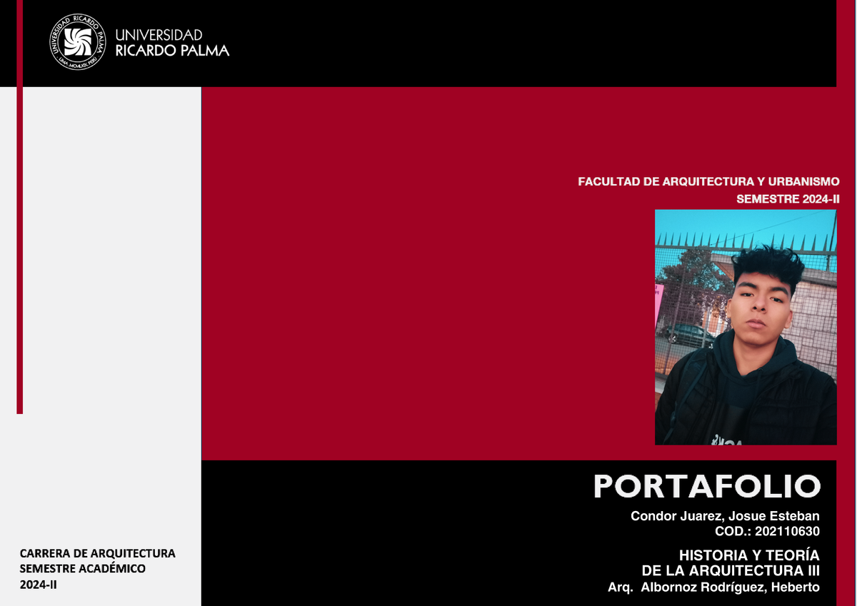 Portafolio de Historia y Teoría de la Arquitectura III - 202110630 ...