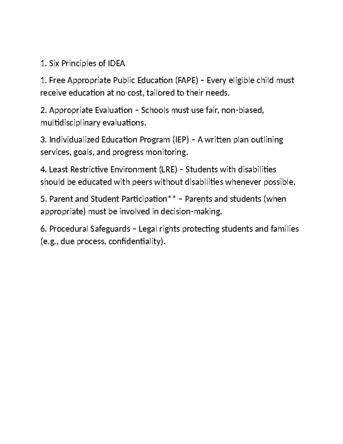 OA2 Study Guide: Understanding IDEA, IEPs, and EL Support Strategies ...