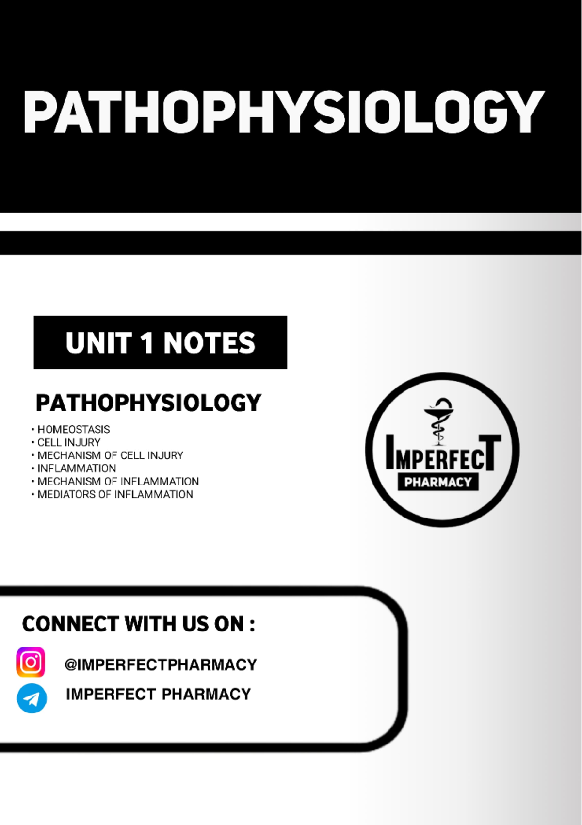 UNIT 1 Pathophysiology: Homeostasis, Cell Injury & Inflammation Notes ...