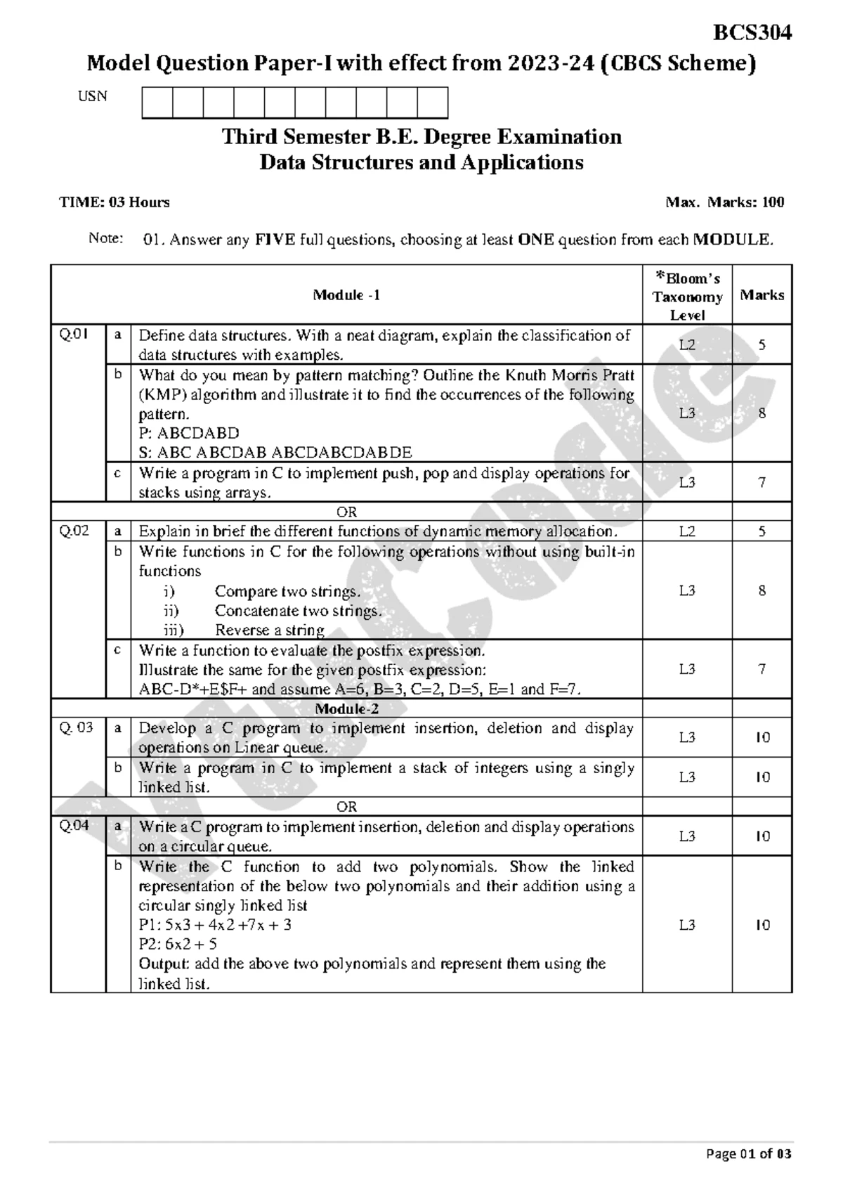 VTU QP Bpwsk 106 & 206: Professional Writing Skills June-July 2023 ...