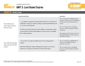 Unit 6: Consequences of Industrialization - Heimler Review Guide - UNIT ...