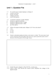 ELE115A - CUT - Electronic Fundamentals I - Studocu