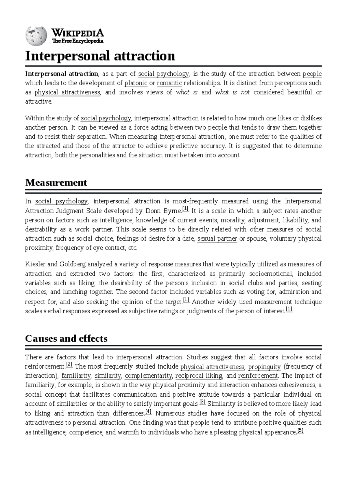 Interpersonal Attraction: Key Factors & Measurement in Social ...