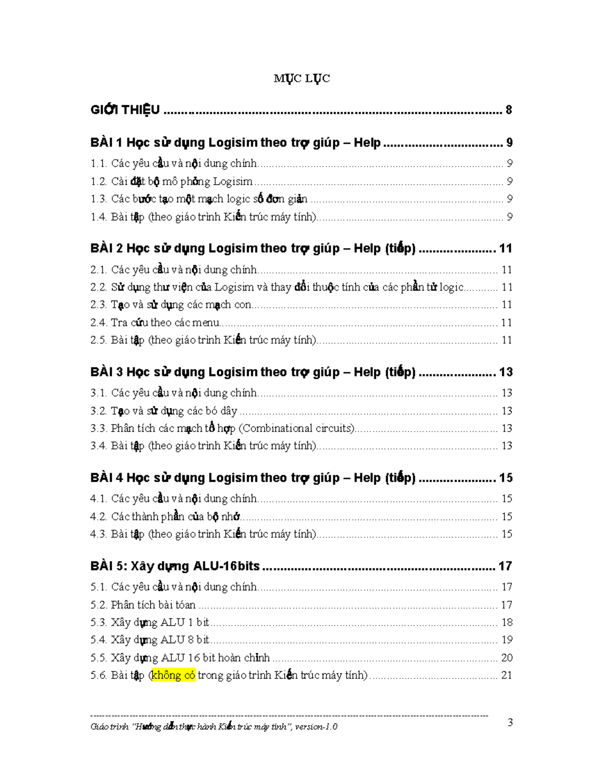 Logisim Instruction - GI I THI U M C L C BÀI 1 H c s d ng Logisim theo ...