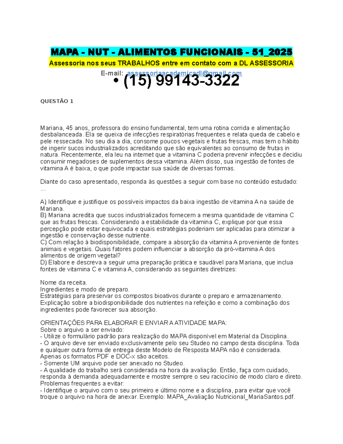 MAPA - NUT - ALIMENTOS FUNCIONAIS - 51_2025 - MAPA - NUT - ALIMENTOS ...