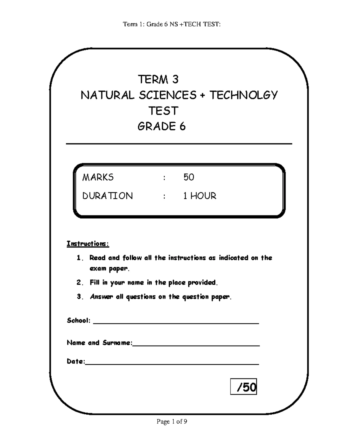 Natural Sciences Grade 7 Term 1: Life and Living Concepts Explained ...