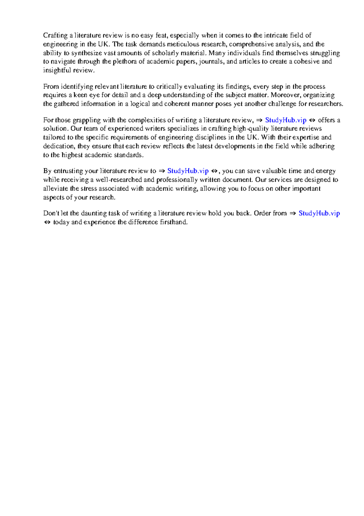 UK Engineering Literature Review Guide: Tips and Best Practices - Studocu