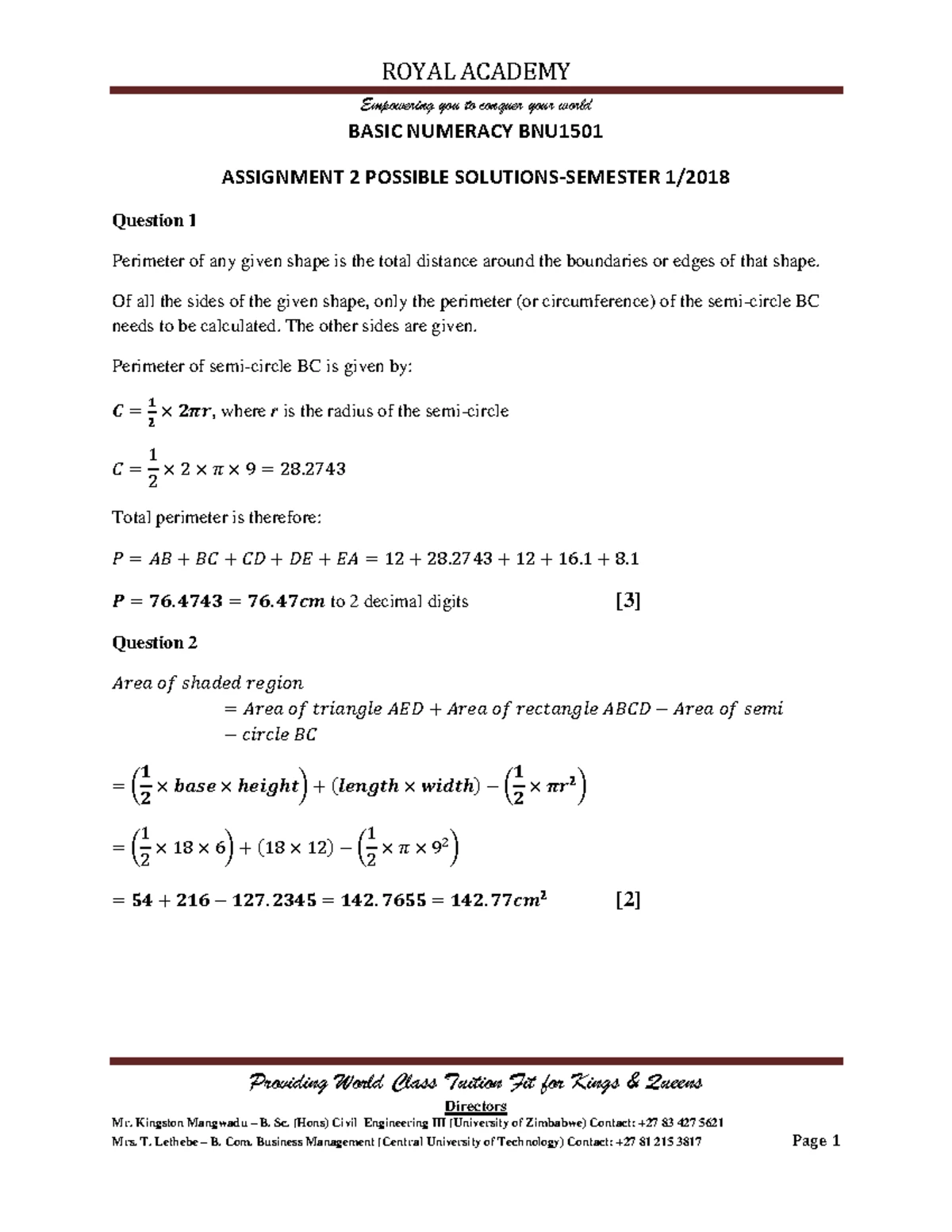 Grade 11 Exponents and Surds Practice - ©Oxford University Press ...