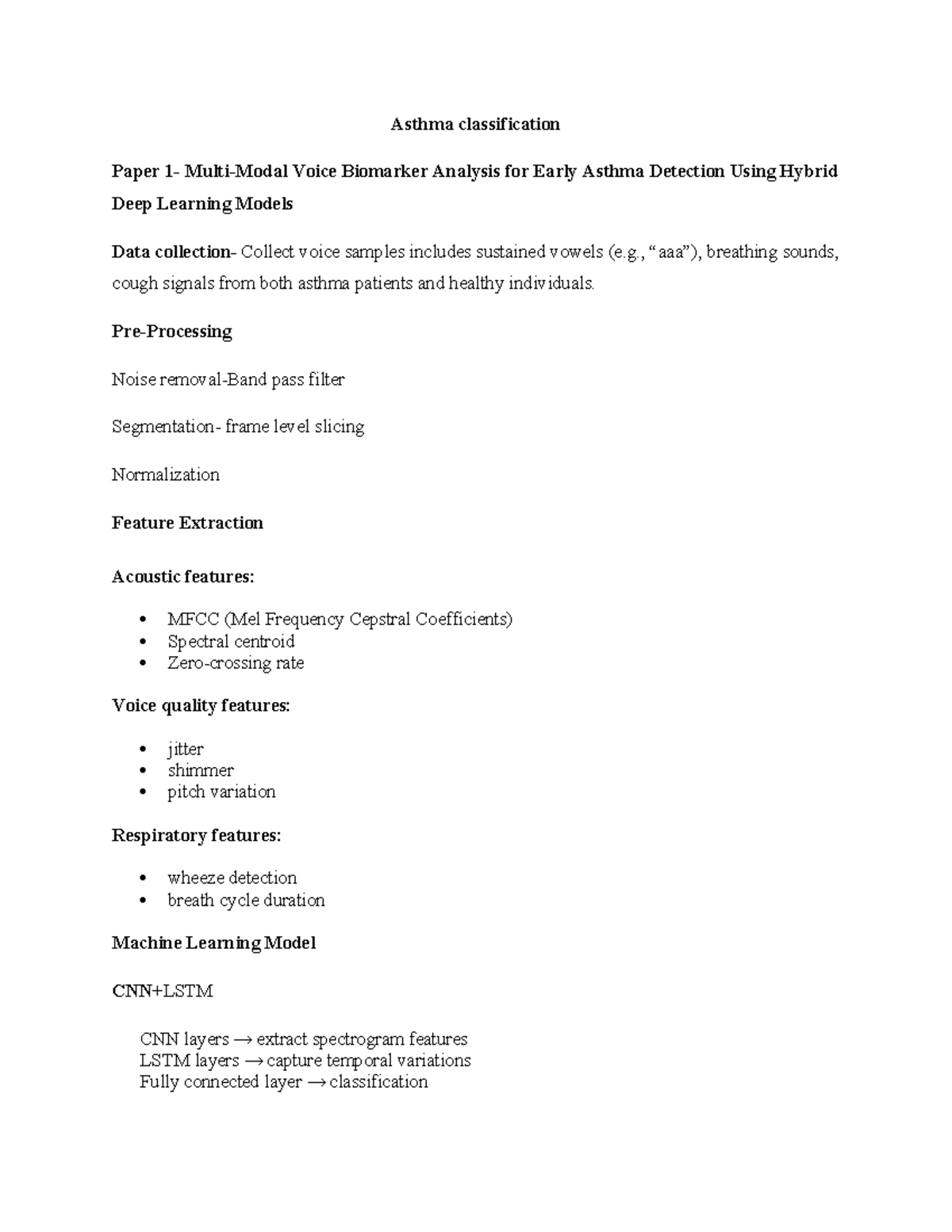 Asthma Classification: Voice Biomarker Analysis Using Deep Learning ...