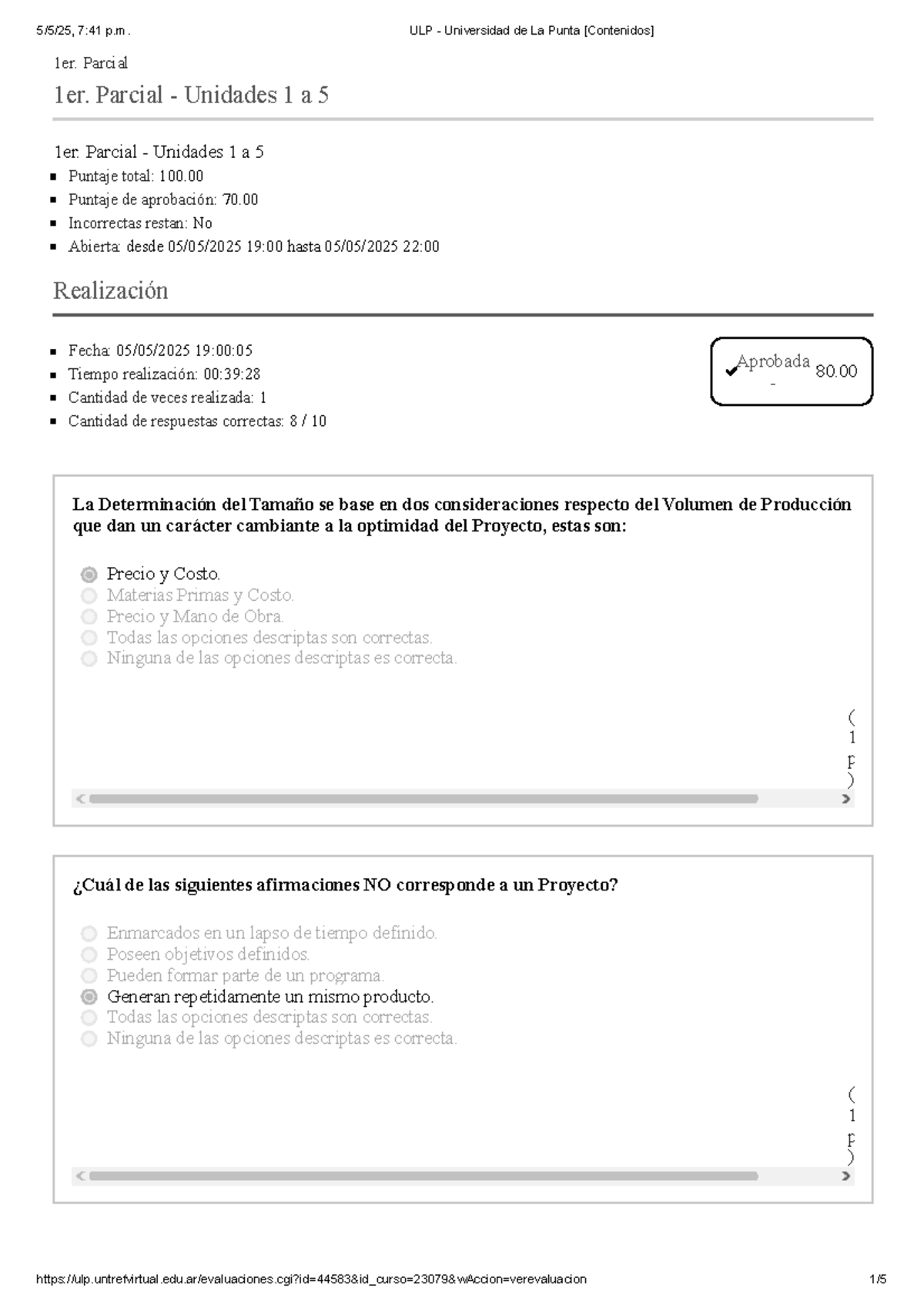 ULP - Universidad de La Punta [Contenidos] - 1er. Parcial 1er. Parcial ...