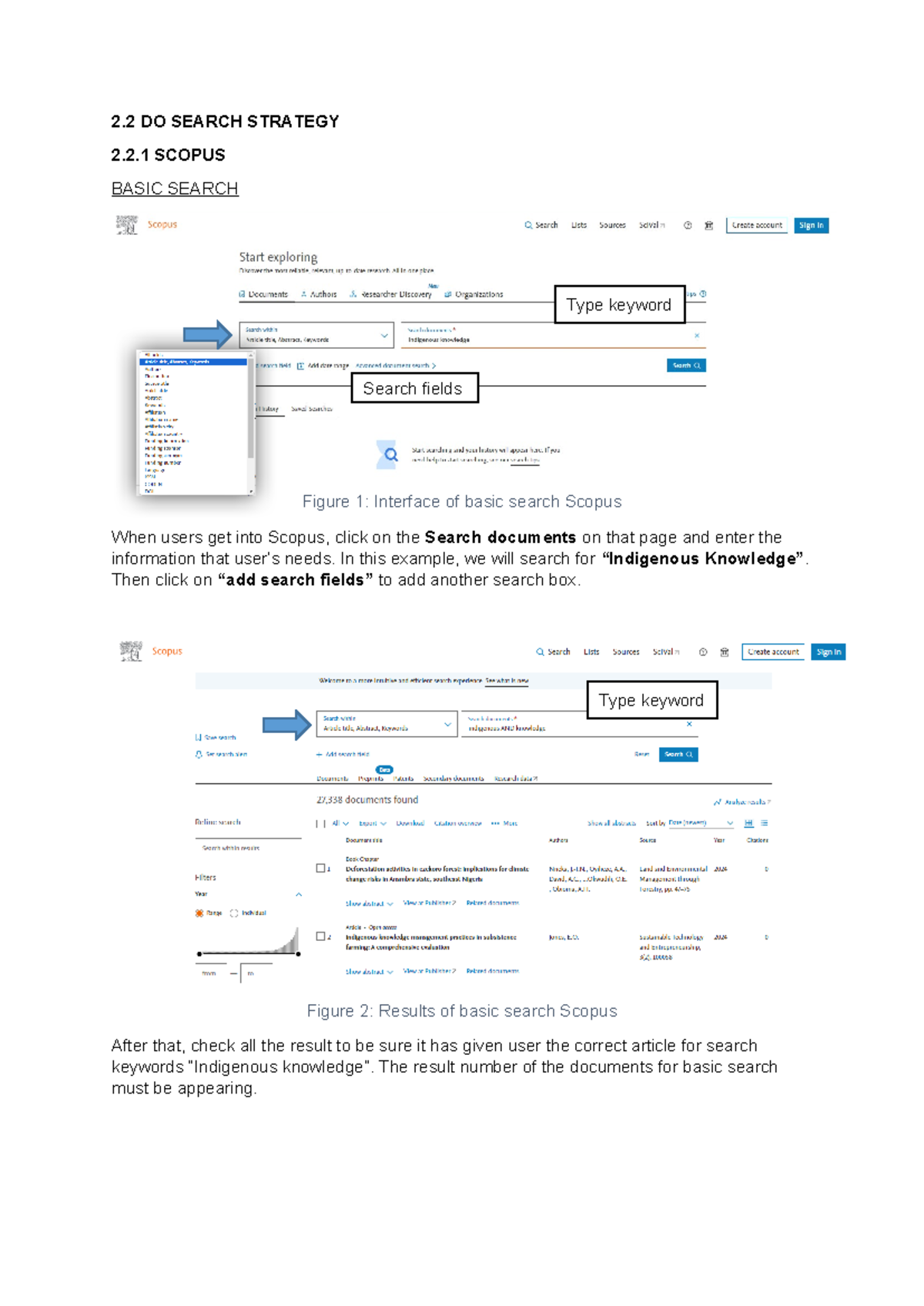 IMD 236 - Project: Search Strategy in Scopus and Web of Science - Studocu