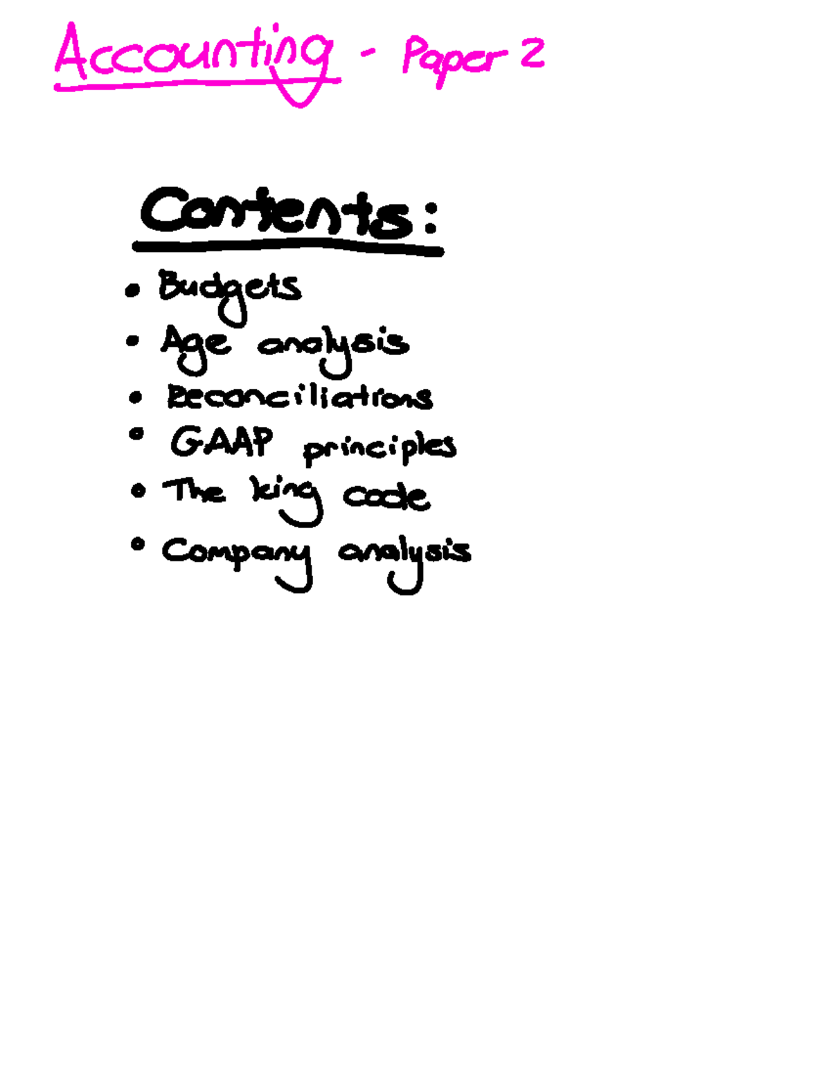 Grade 12 Accounting - Paper 2 Summary Notes and Key Concepts - Studocu