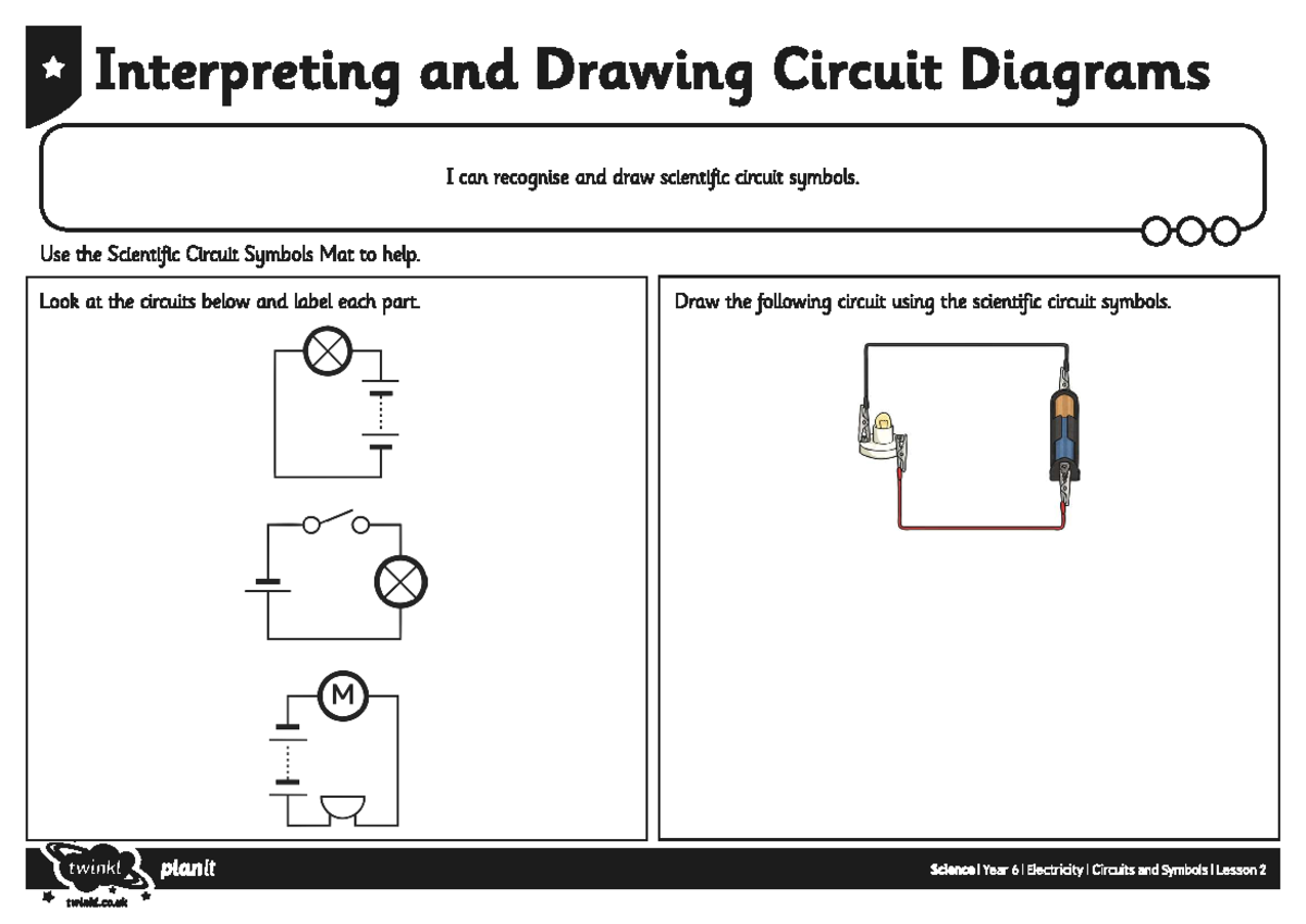 T2-S-837-Year 6 Science: Circuit Diagrams & Symbols Activity - Studocu