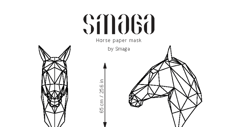 Horse Paper Mask Instructions (Smaga) - 65 cm Design Guide - Studocu